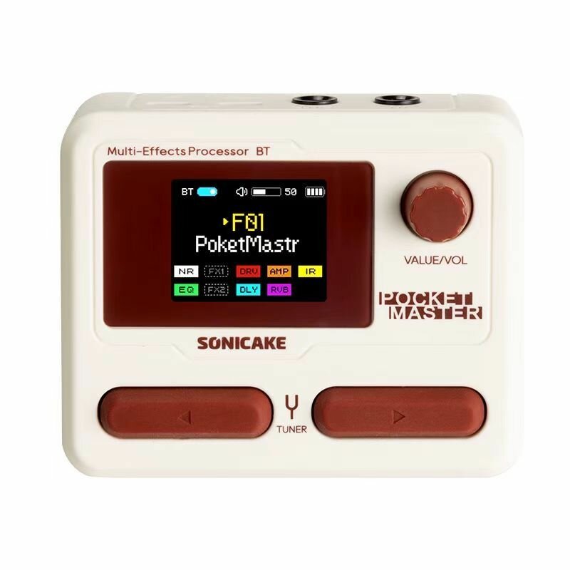 Sonicake pocket master для гитары с эффектами и русским звуком