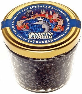 Икра черная осетровая забойная Золото Каспия 100г