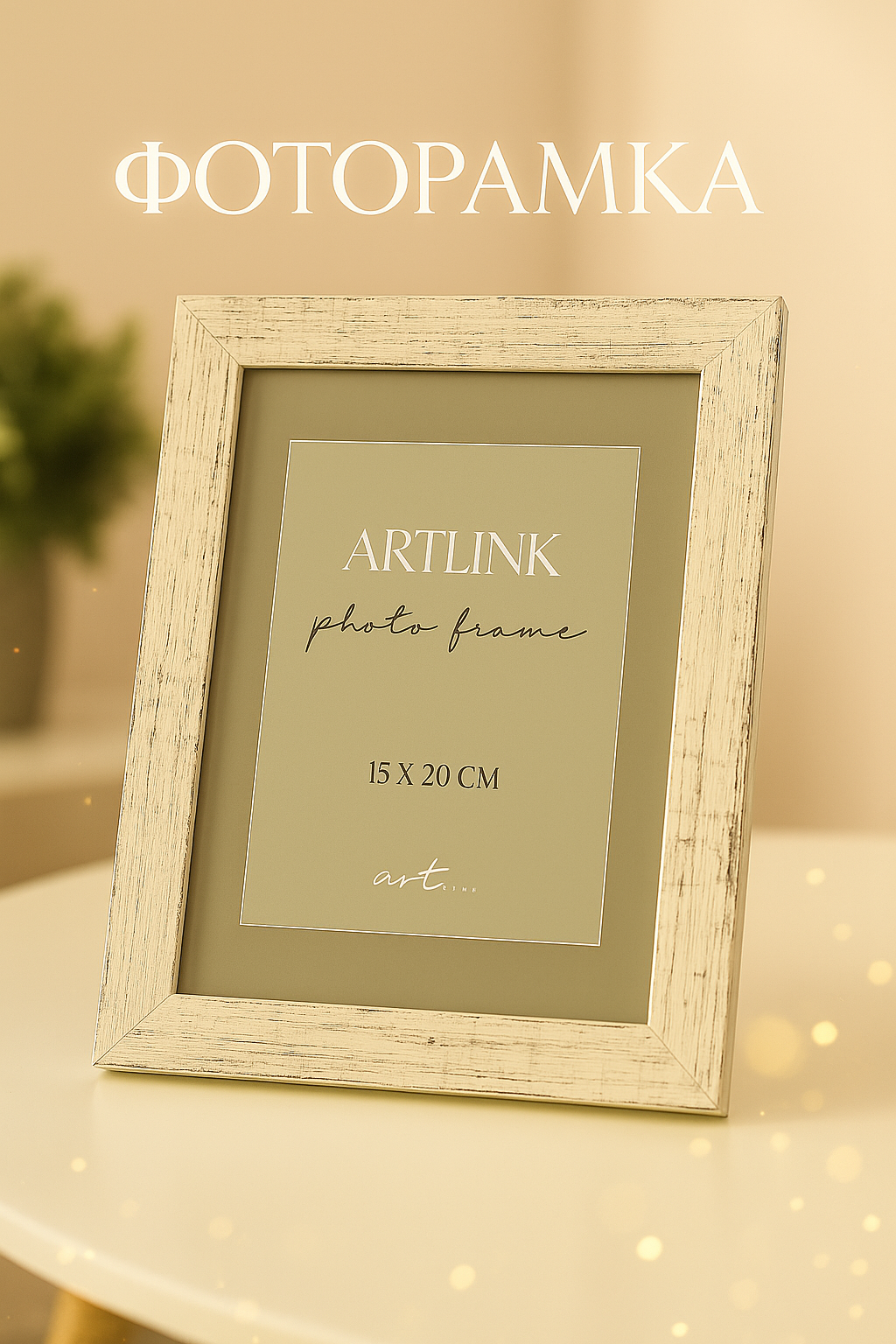 Фоторамка для фото Приятные воспоминания "Marta" размер 15×20 см, серебро