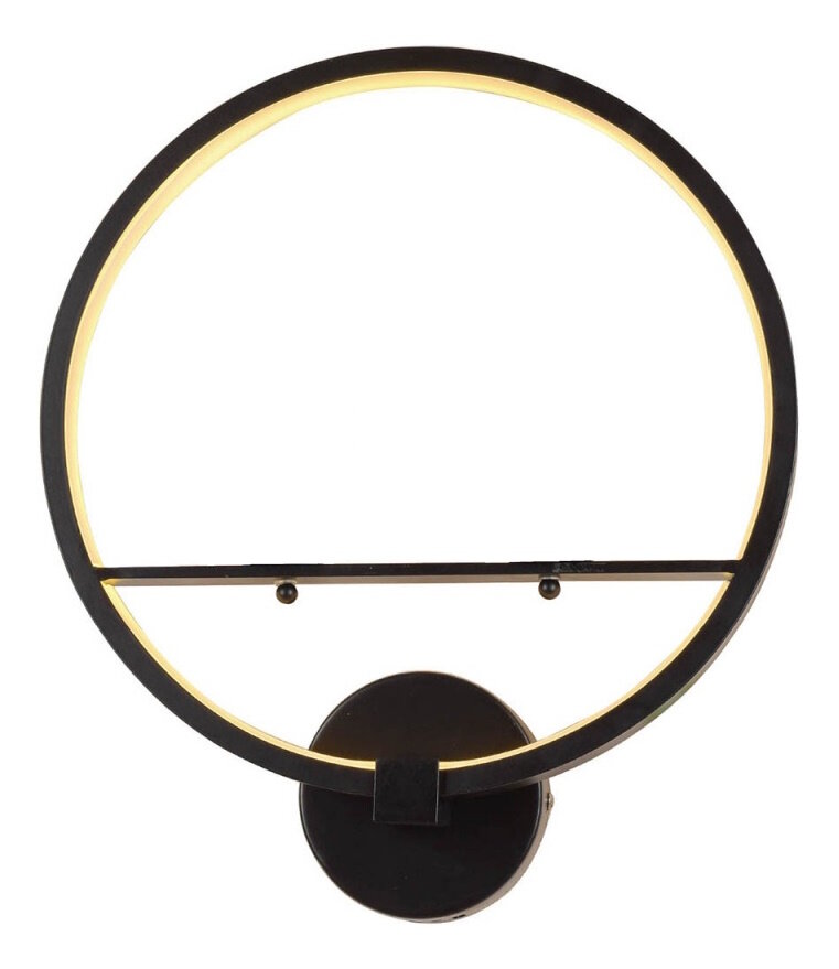 Светильник Hiper Smart LED, умное устройство, декоративное кольцо, 19 Вт, черный