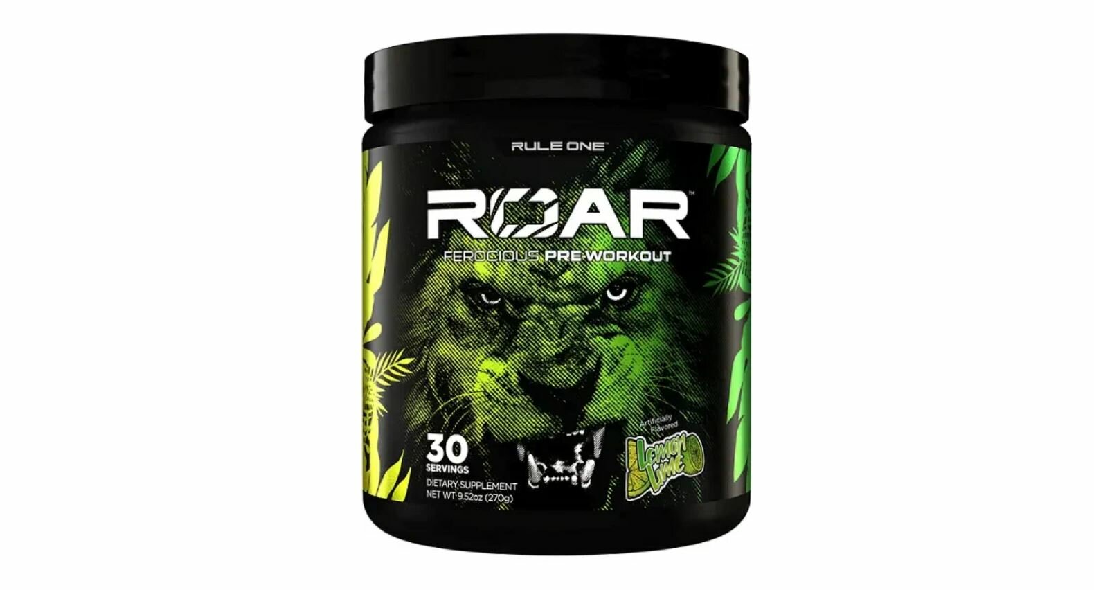 Rule One ROAR PRE-WORKOUT, Предтренировочный комплекс, 30 Порций (Лимон-лайм)
