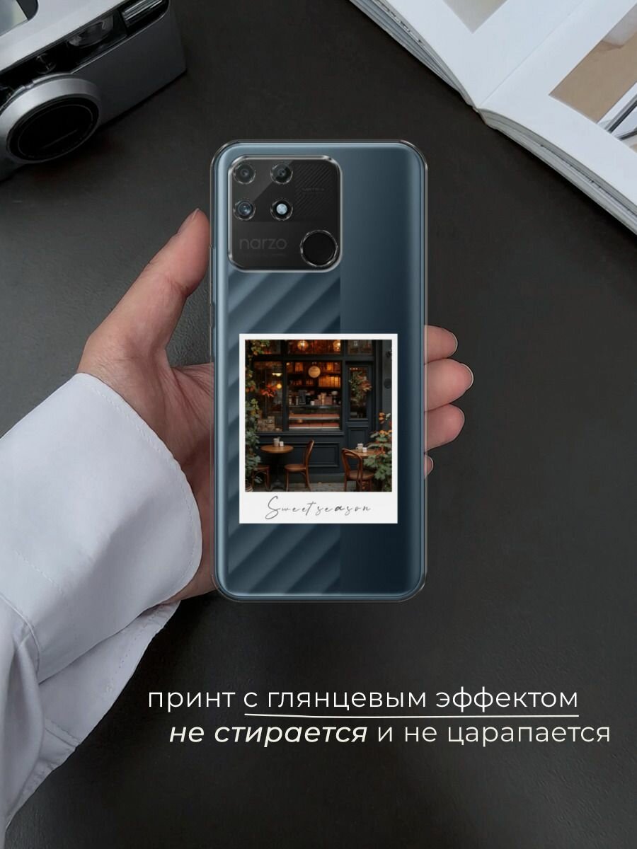 Чехол на Realme Narzo 50A / Реалми Нарзо 50A с принтом Sweet season — фото 1