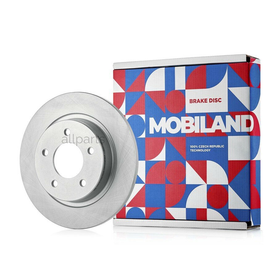 MOBILAND 416209020 Диск тормозной задний невентилируемый D280,2мм для а/м MAZDA 3 (BK)