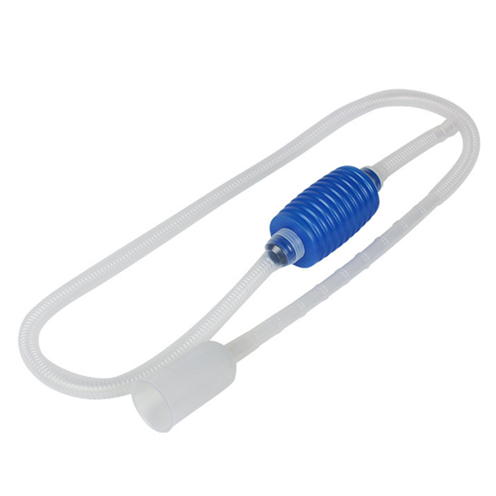 Насос-сифон для аквариума/аквариумного резервуара для слива воды, очиститель гравия с фильтром, материал PVC, цвет синий, длина шланга 1.76м / 5.77футов, вес упаковки 60г / 2.12унции, размер упаковки 140*120*40мм / 5.51*4.72*1.57дюйма, количество 1 шт.