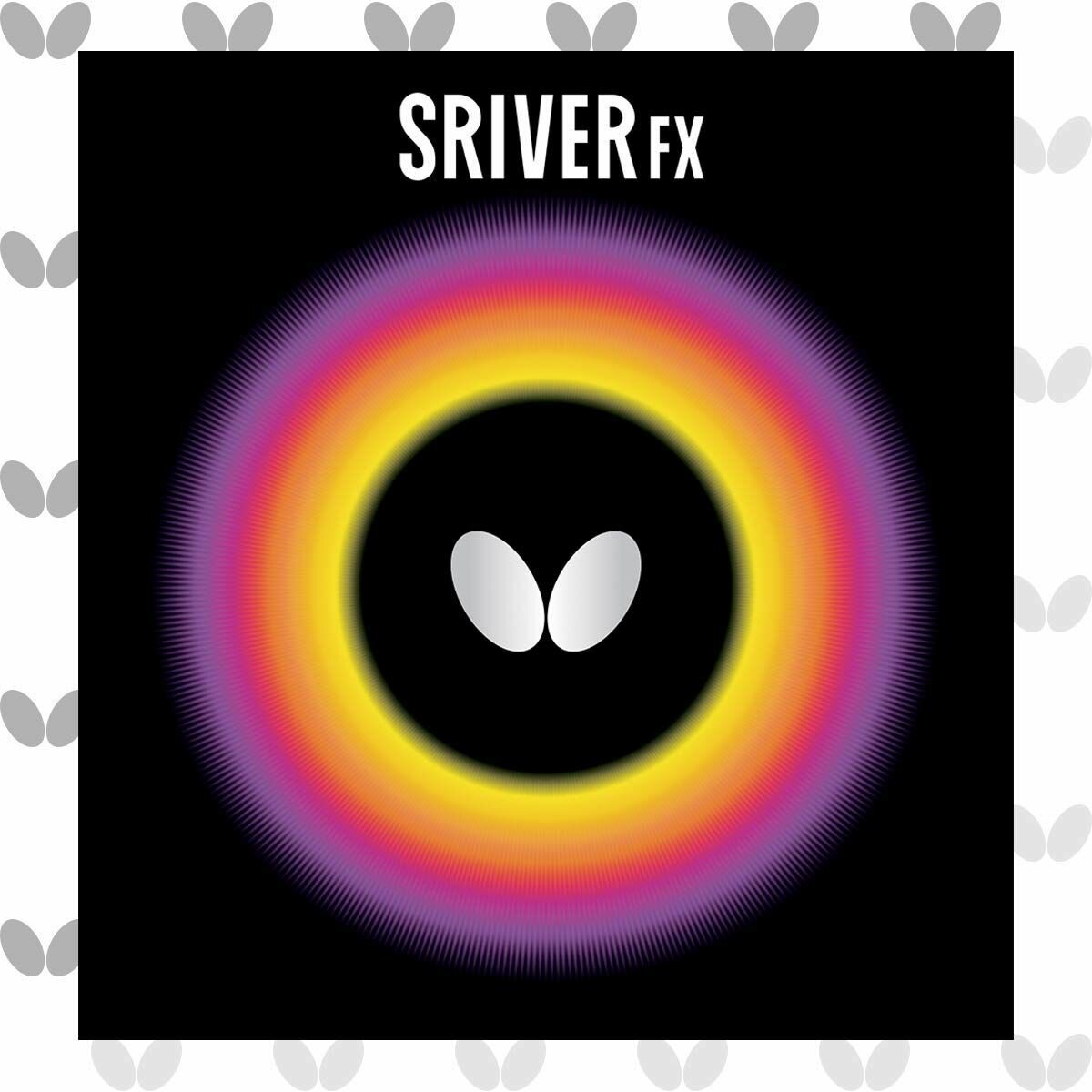 Накладка для настольного тенниса Butterfly SRIVER FX, black 1.9mm