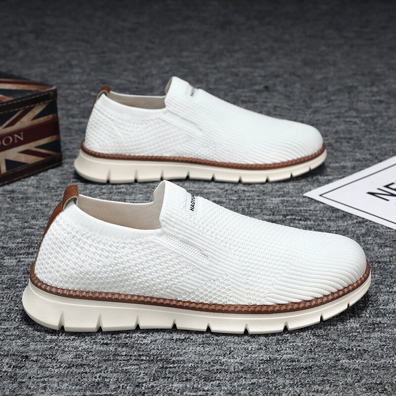 AIS Сетевые кеды Лето Мужчины Без шнуровки Дышащие Легкие Сетка