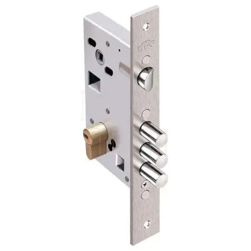 Корпус Elbor (Эльбор) врезного замка с защёлкой Кремень 1.03.25 /01504/ никель