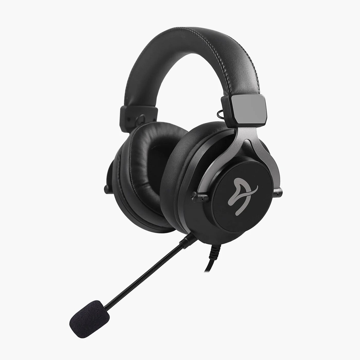 Игровые проводные наушники со съемным микрофоном Arozzi ARIA - Black