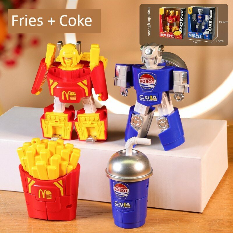 Интернет-хит: трансформируемая игрушка McDonald's — робот-бургер, картошки фри, модель Кинг-Конга, развивающая игрушка