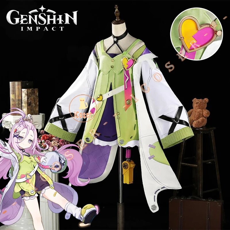 Genshin Impact Aino Косплей костюм XL, Costume only