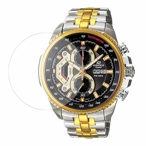 Скрин Мобайл защитный экран для часов Casio EF-558SG-1AV из гидрогелевая плёнка прозрачная