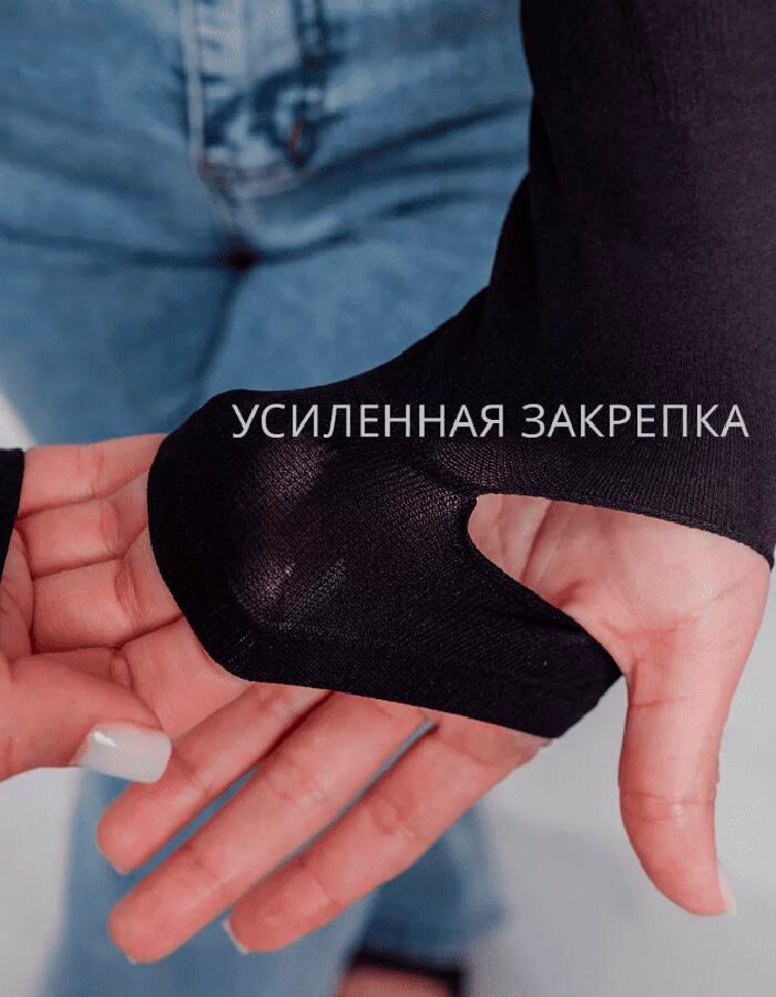 Митенки  для женщин, размер универсальный, черный — фото 1