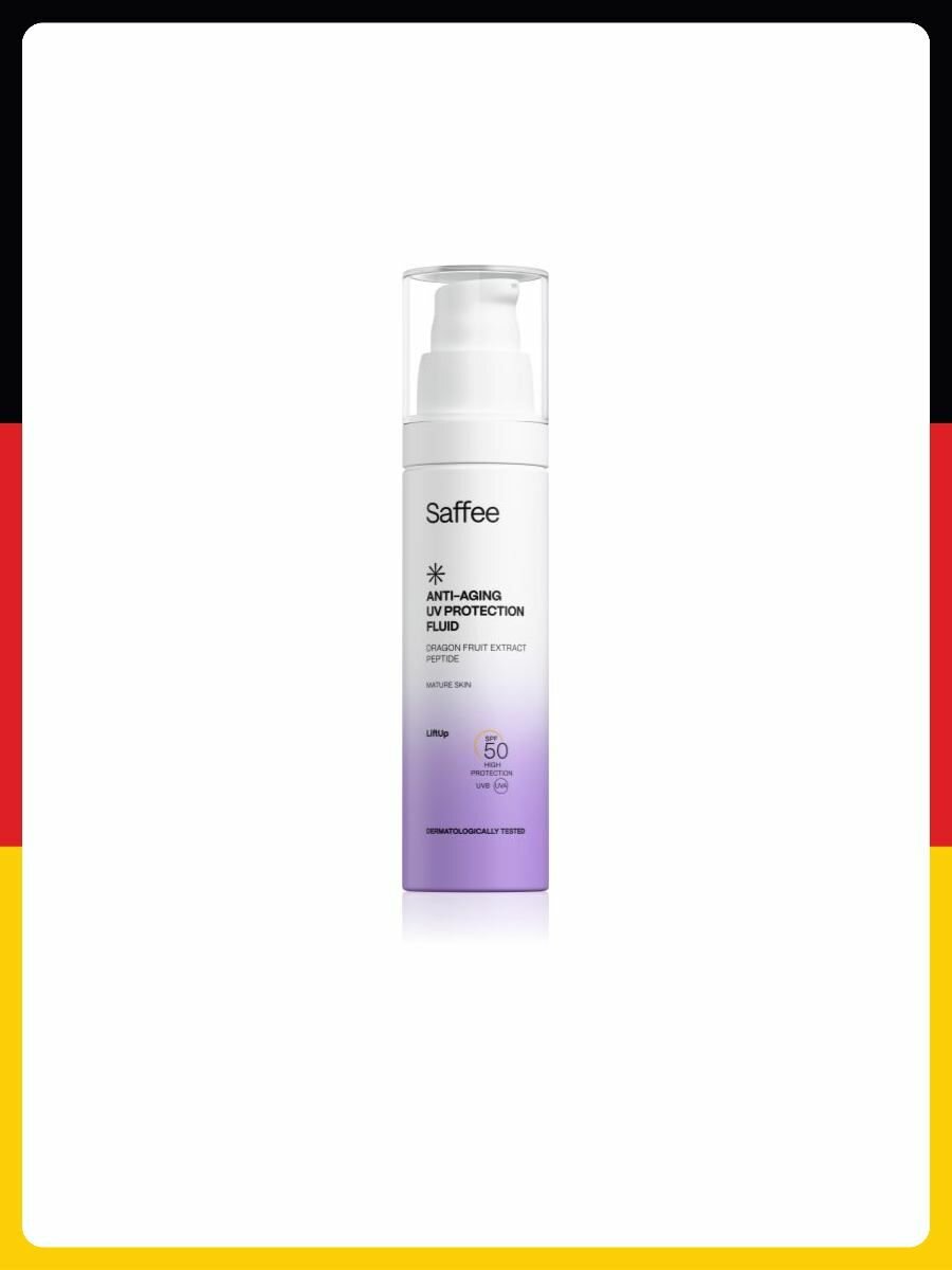 Средство солнцезащитное Saffee LiftUp Anti-aging UV Protection Fluid Protective fluid against skin aging SPF 50, 50 мл