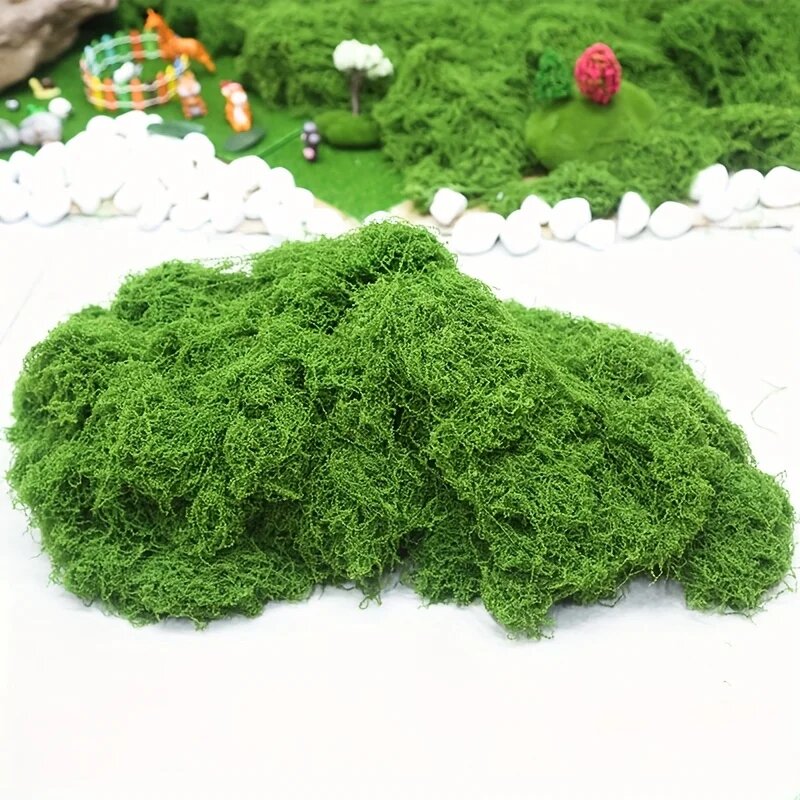 Миниатюрный сад из искусственного мха для аквариума