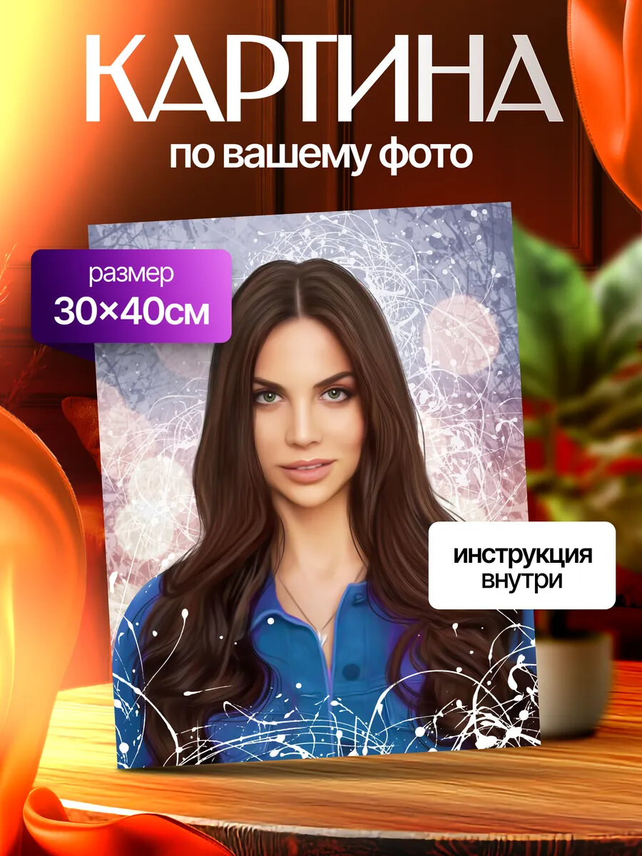 Картина по фото на холсте 30х40 см