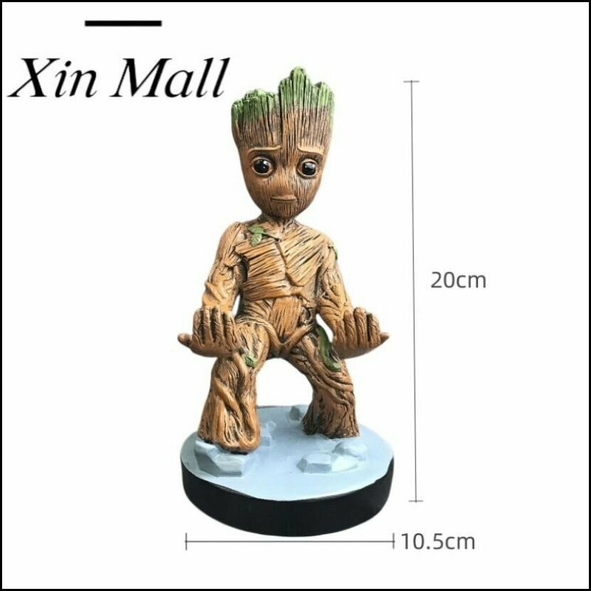 Фигурка - держатель для геймпада, смартфона Стоящий Groot ручка PS4/PS5