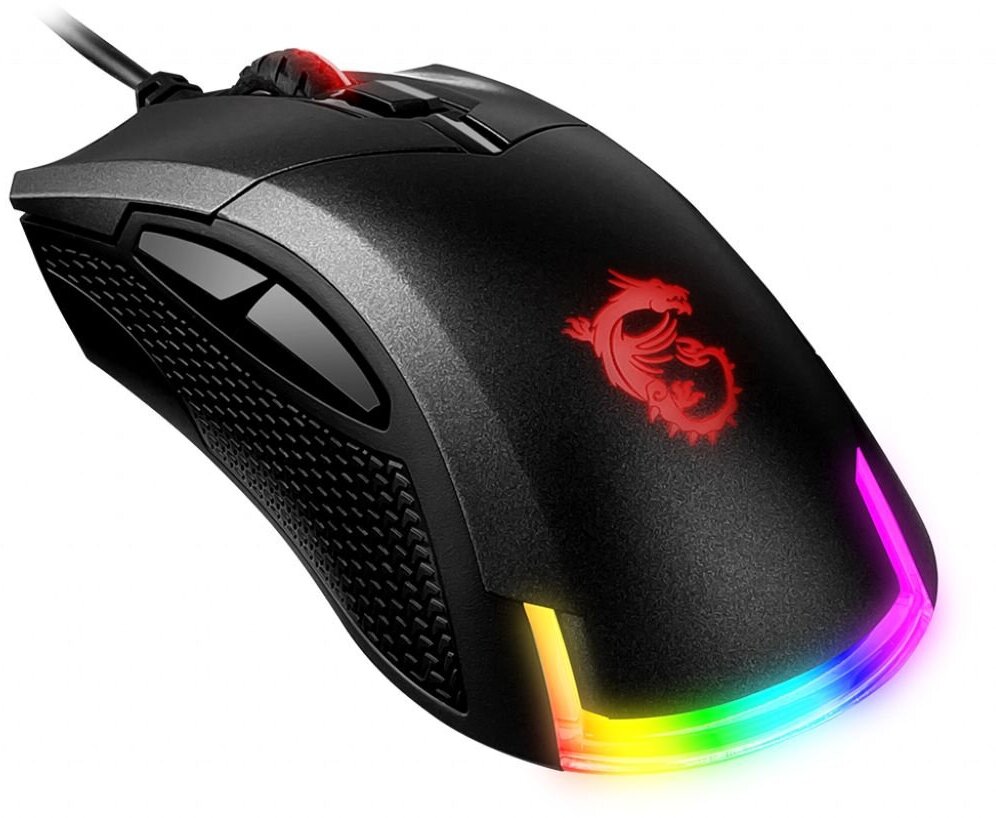 Мышь MSI Clutch GM50 черный оптическая 7200dpi USB2.0 6but (S12-0401770-PA3)