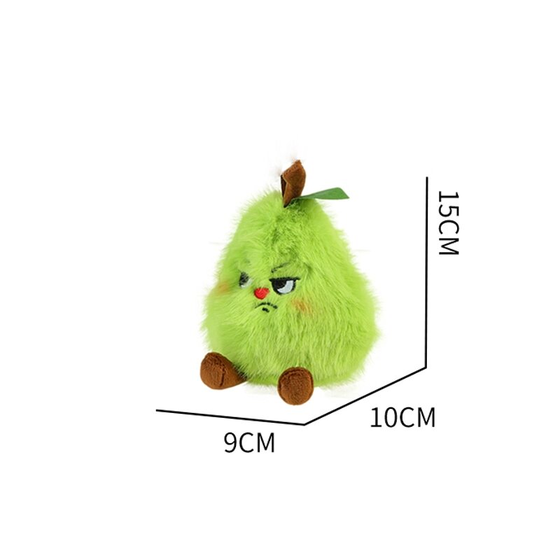 Игрушечные плюшевые фигурки овощей и фруктов: груша, персик, ананас, дуриан, личи, кукла для выдувания мыльных пузырей,