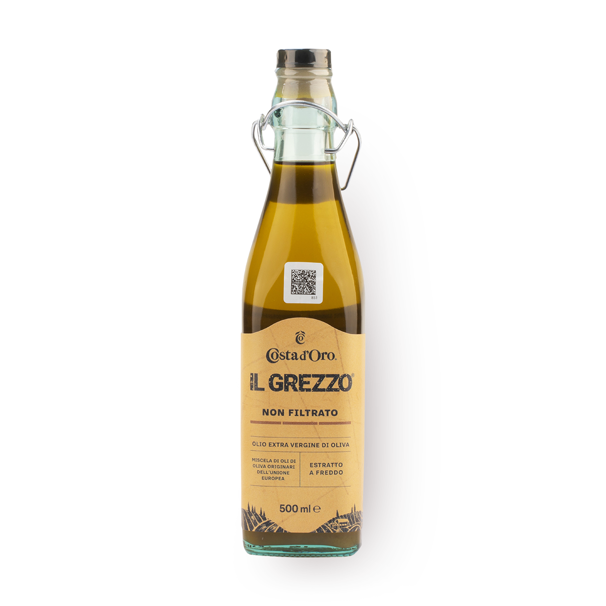 Масло оливковое Extra Virgin Il Grezzo Costa d'oro нефильтрованное