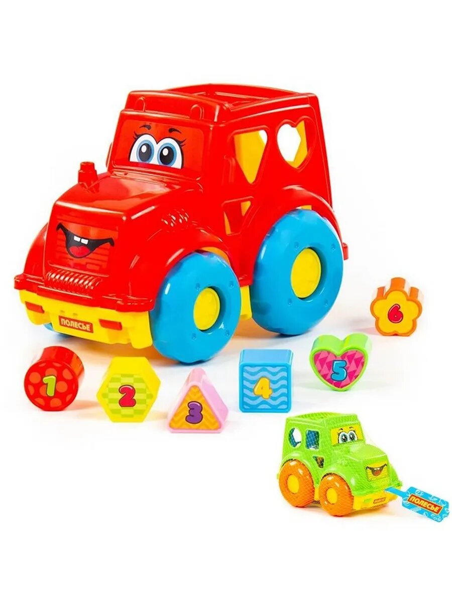 Логическая игрушка Трактор (в сеточке) 89410 /П-Е/ 12 /