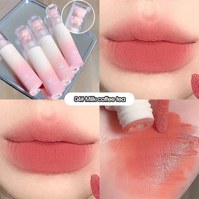 Матовая белая губная помада Velvet Mist Dark Khaki