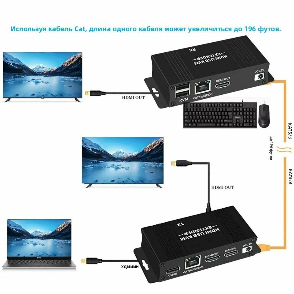 Видеокабель HDMI, черный — фото 1