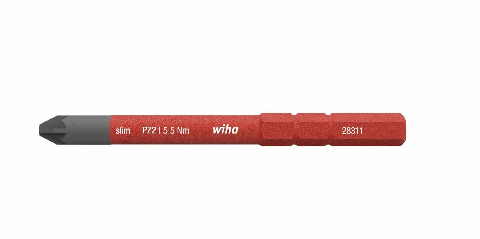 Бита Wiha SoftFinish electric slimBit Pozidriv 2831-12 34586 PZ2 х 75 х 5,5Нм / 6356 1050 Fplus