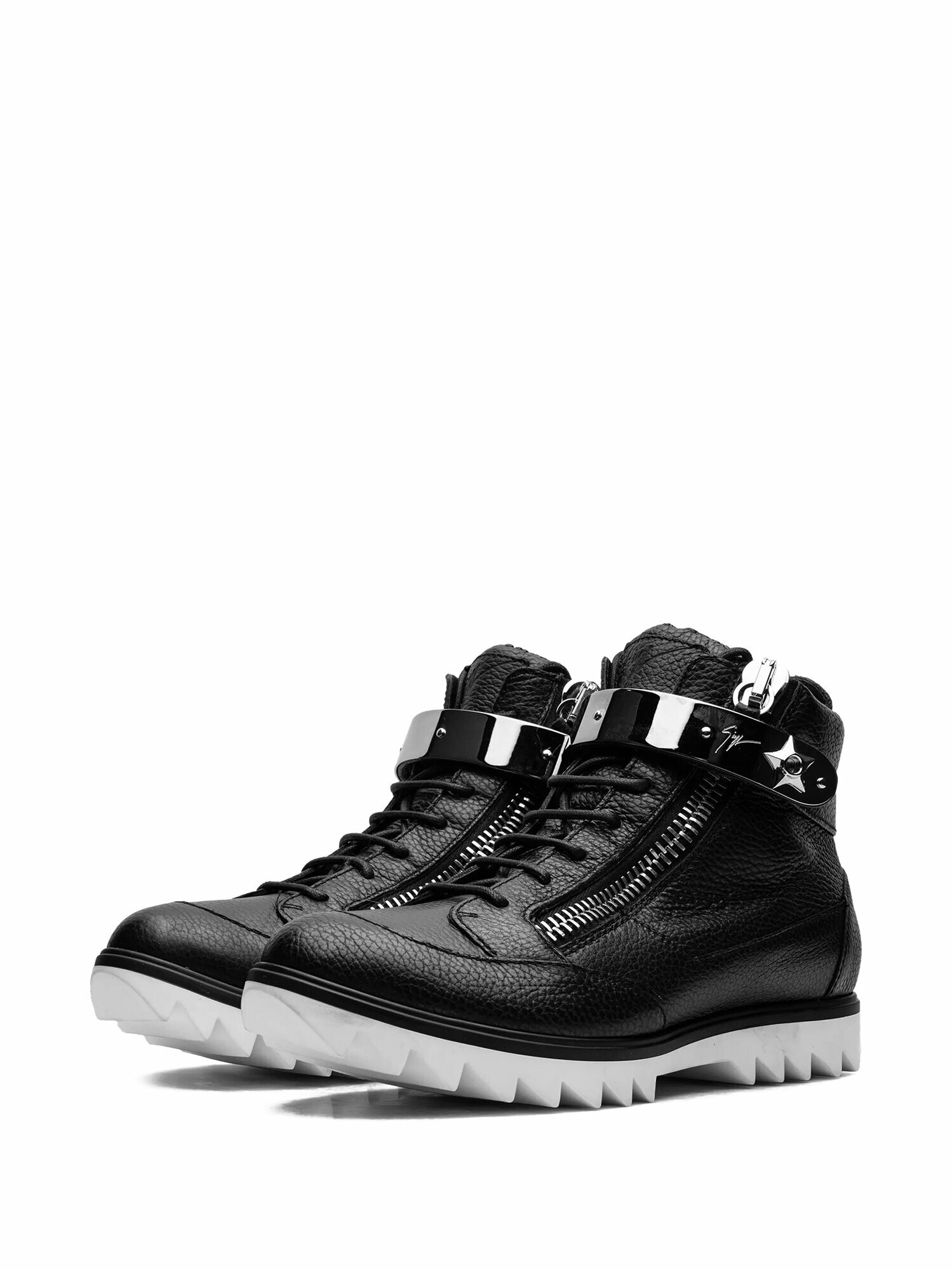 Ботинки Giuseppe Zanotti Zip detailed biker boots, размер 40,5 EU — фото 1
