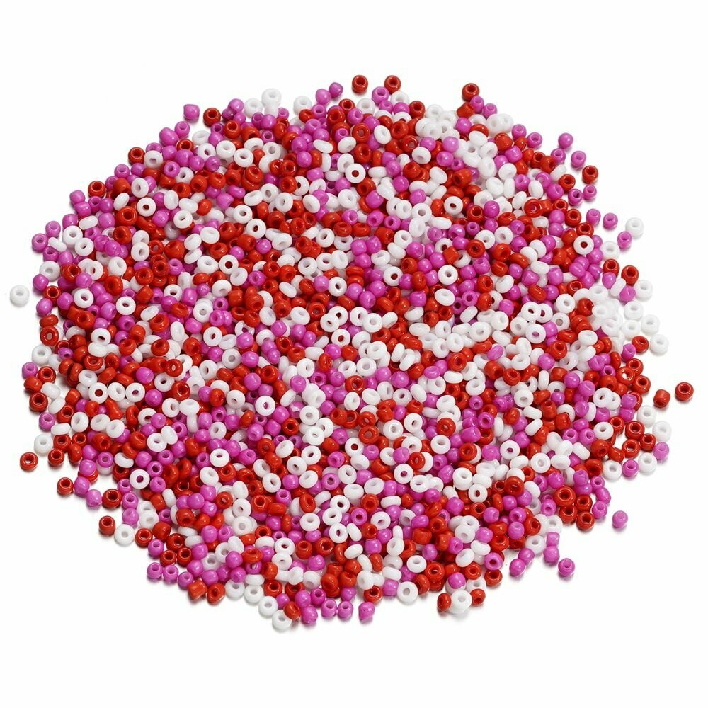 Бисер чешский для рукоделия плетения вышивания 10 гр 2 мм Бисер стеклянный