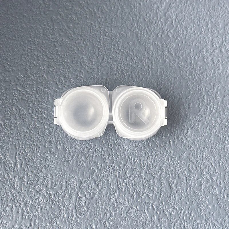 Прозрачный футляр для контактных линз clear white