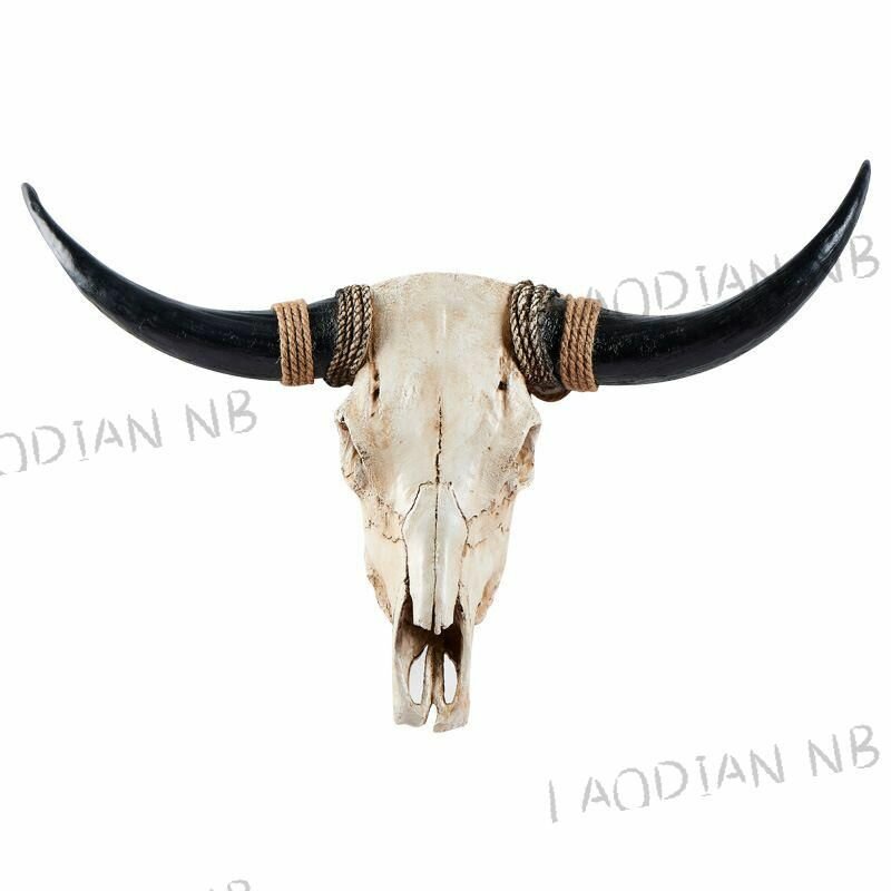 Хэллоуин имитация головы коровы, творческая скульптура из смолы