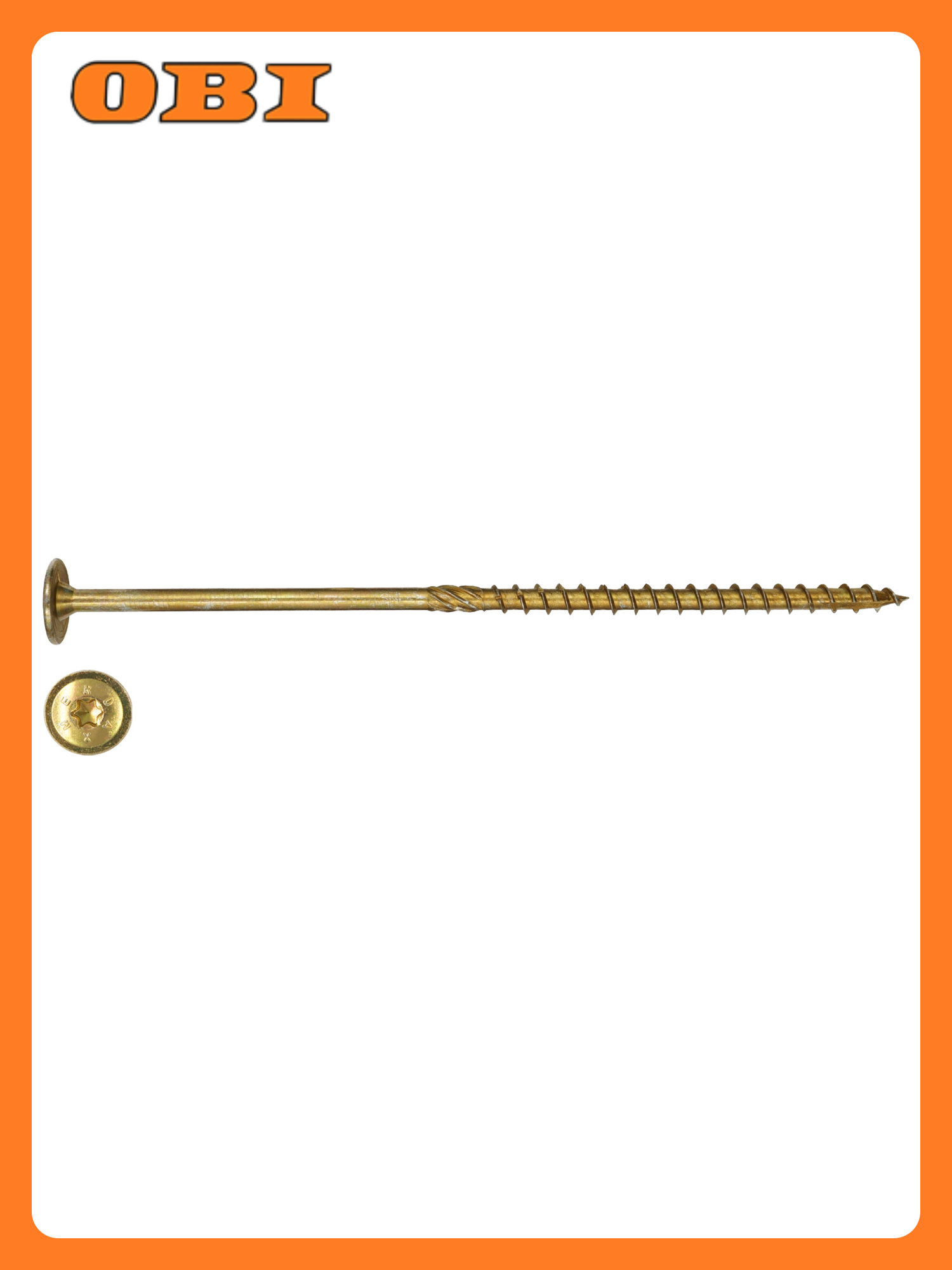 Шуруп для дерева, прессшайба TX30, неп. резьба, ж/п 6Х160 1шт