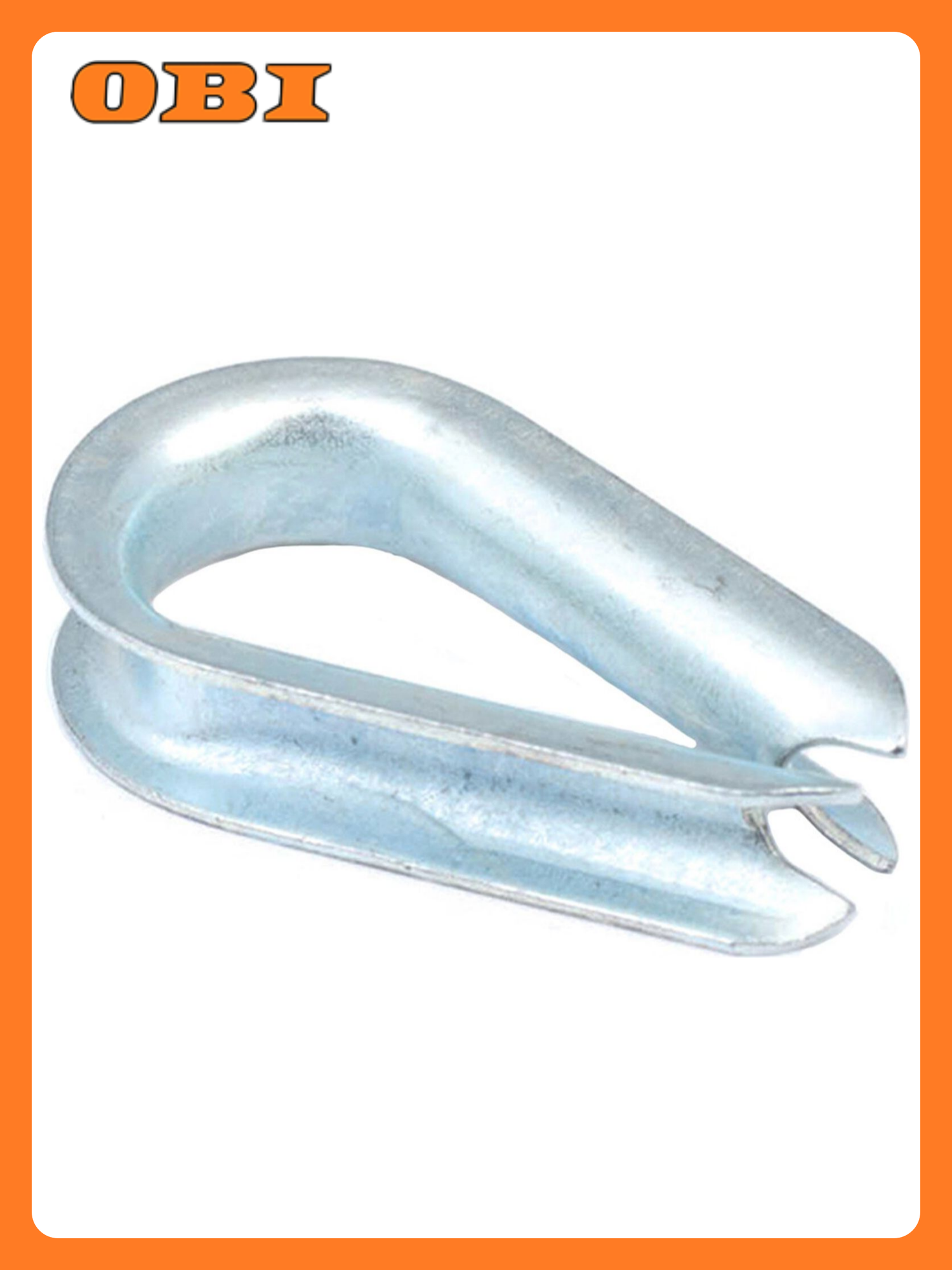 Коуш ЗУБР DIN 6899, 5мм, оцинкованная сталь, ПВХ покрытие, 2шт, серебристый