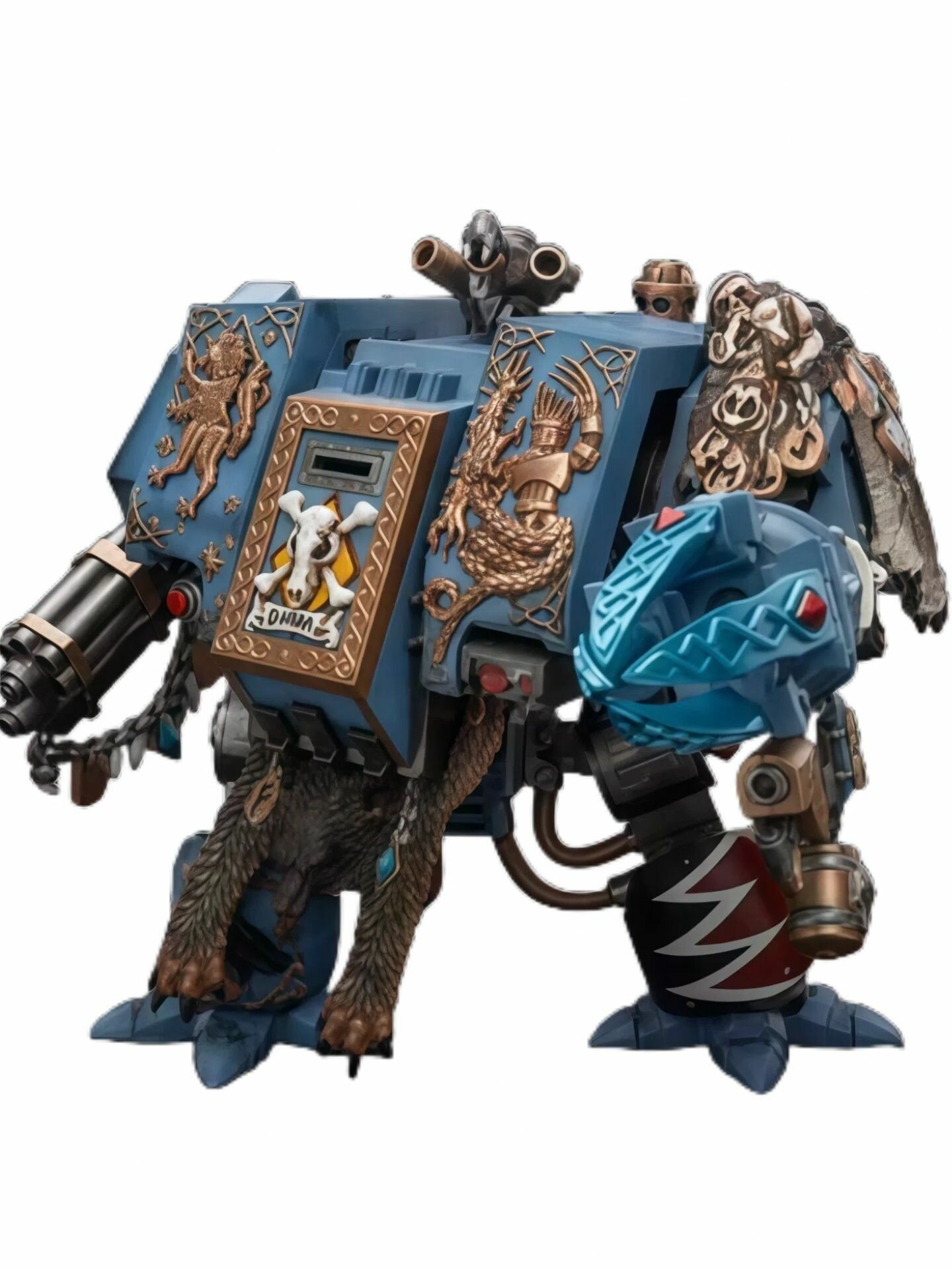 GAEA JOYTOY Warhammer Space Wolves Bjorn the Fell-Handed 40K Подвижная фигурка 1/18 nодаpок коллекция игрушек