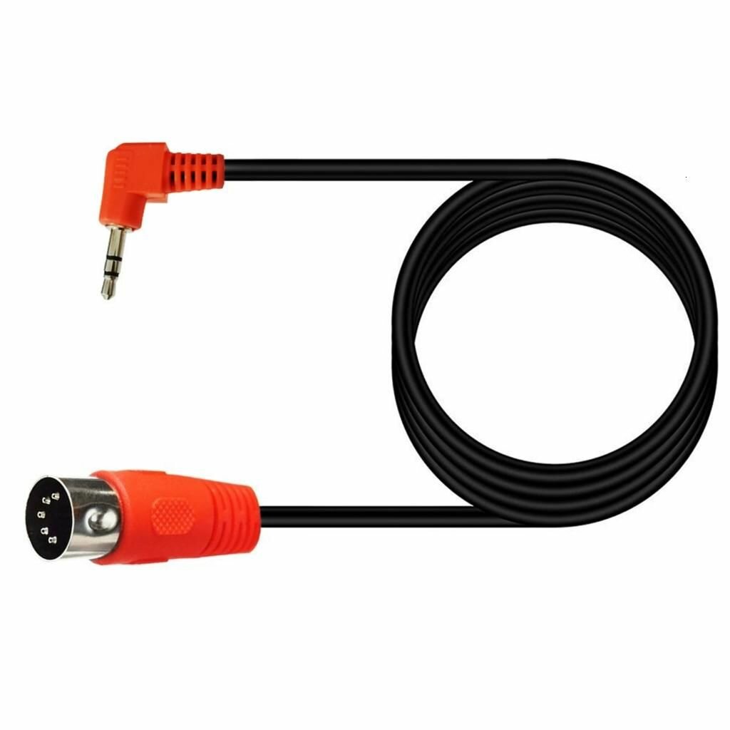 Адаптер питания, аудиоразъем 3,5 мм на 90 колен к большому DIN-разъему-1,5 м