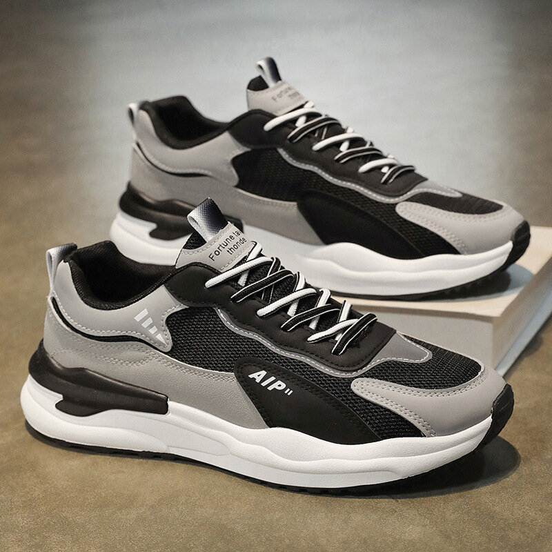 LUO Кроссовки Мужчины Зимой Теплые Плюш Антискользящие/A606 black