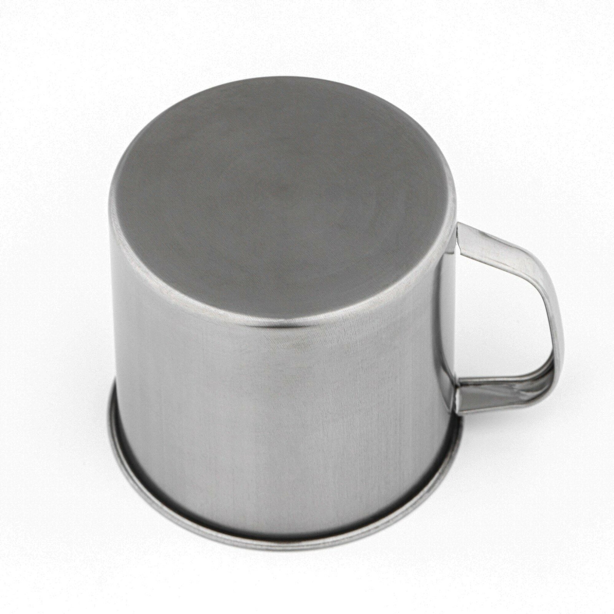 Кружка из нержавеющей стали «Мэйли», 800 мл, d=11 см, цвет хромированный