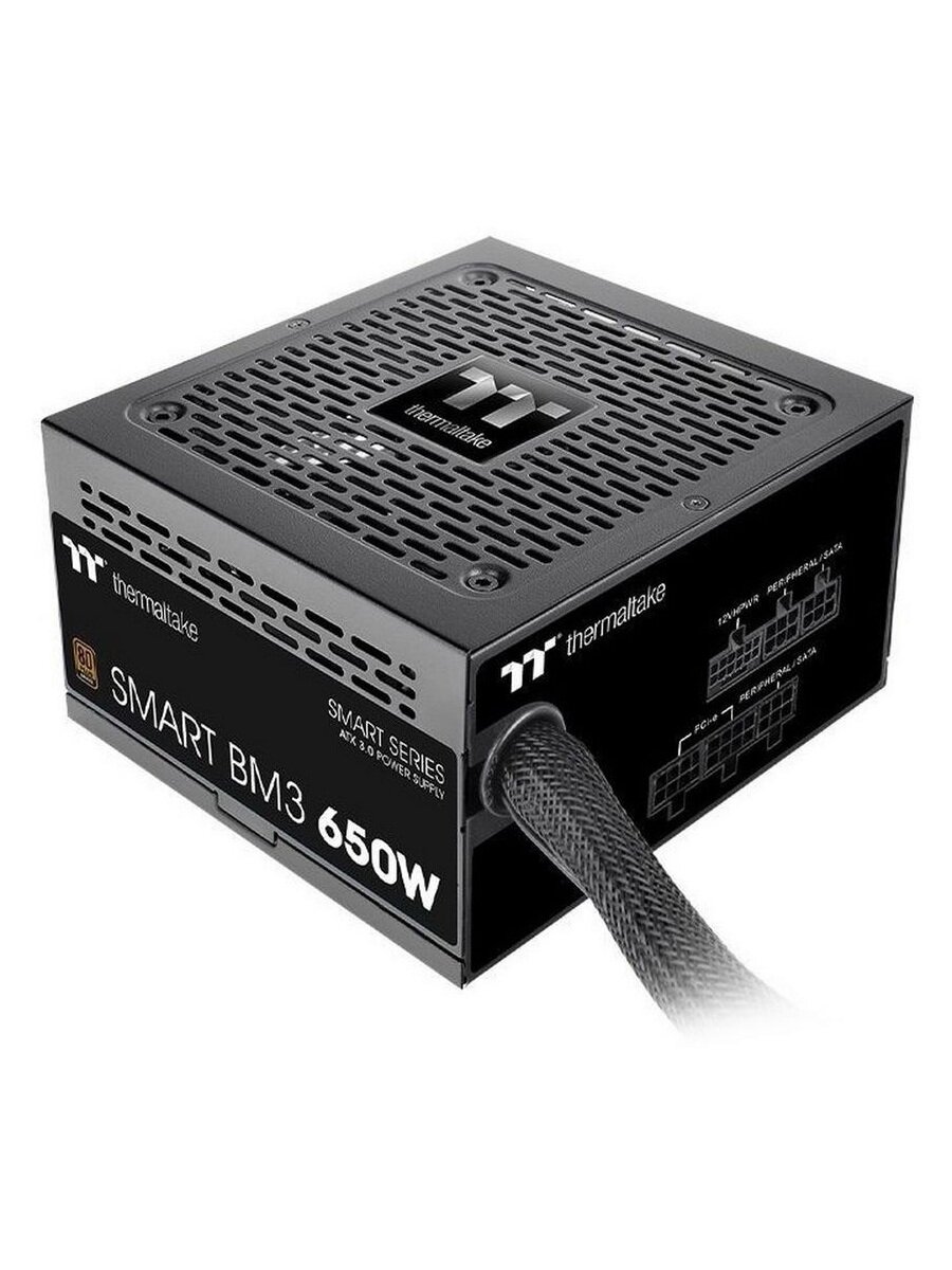 Блок питания ATX Thermaltake Smart BM3 PS-SPD-0650MNFABE-3 650W, 80 PLUS Bronze, 12VHPWR, Semi Modular
