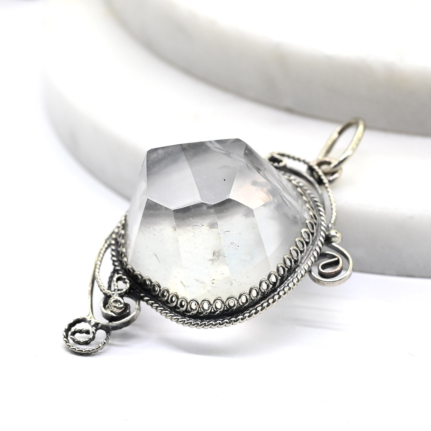 Подвеска, горный хрусталь