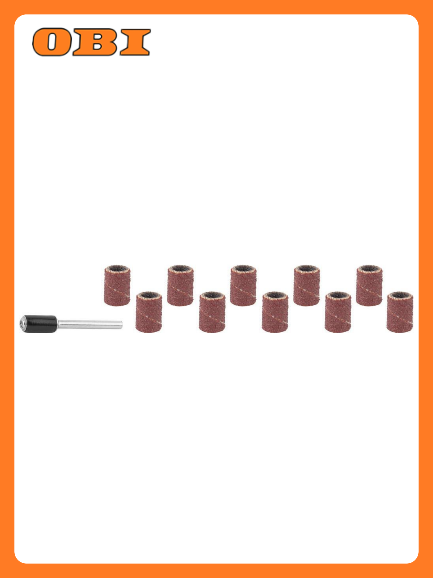 Цилиндр абразивный STAYER р80/120 d6.25/3.2 мм, 10 шт.