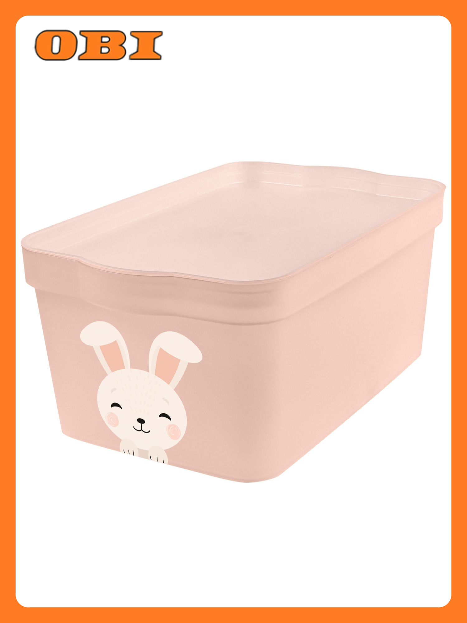 Ящик детский Keeplex Lalababy "Cute Rabbit", розовый, пластик, 7,5л