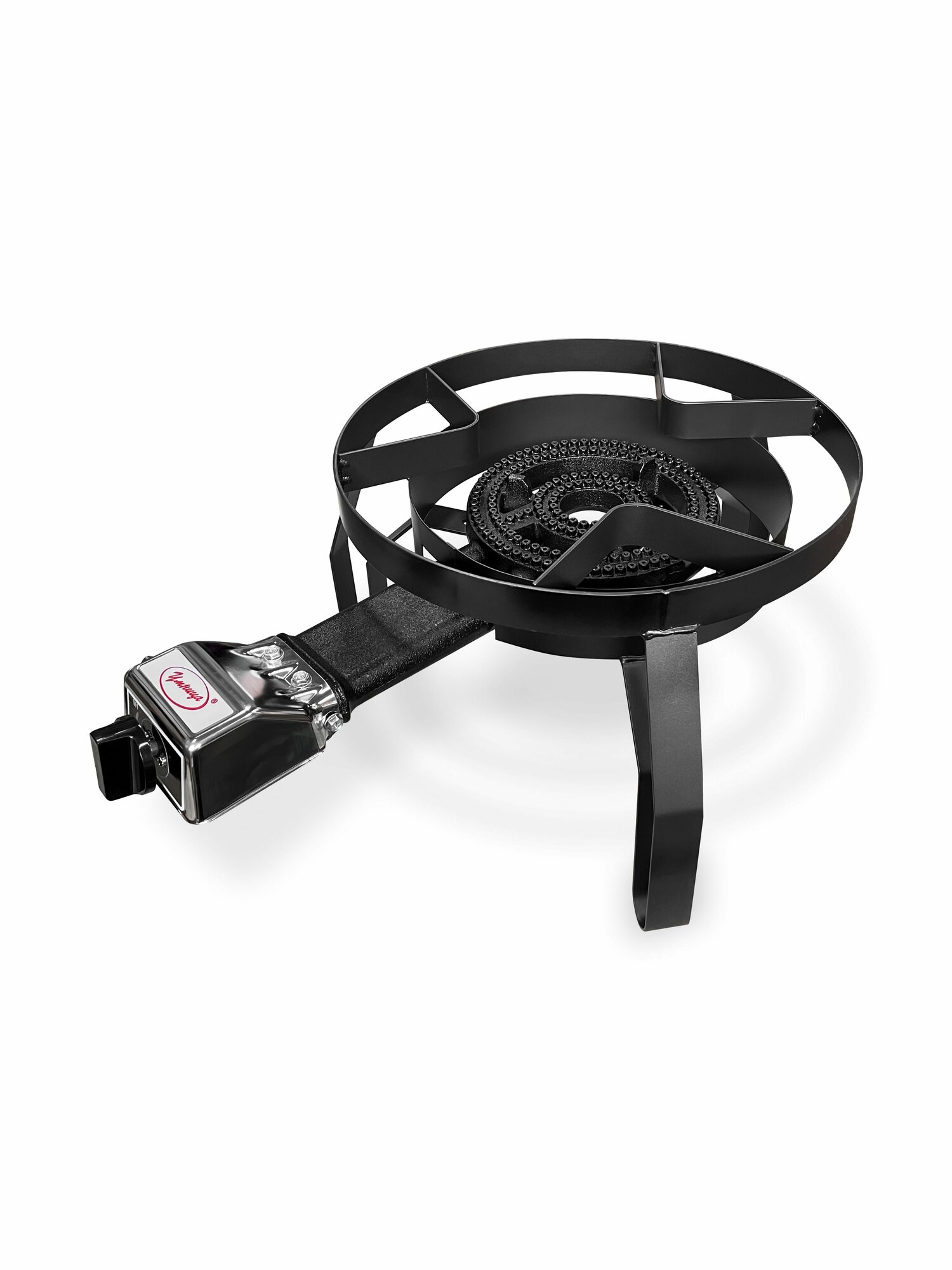 Горелка газовая высокой мощности чугунная с пьезорозжигом Умница ПГЧ- 7А (10 кВт) для казанов/автоклавов/дистилляторов