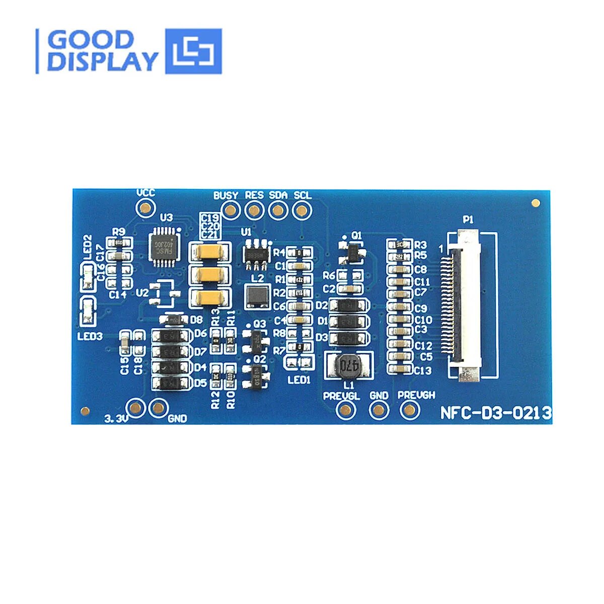 Комплект разработки дисплея E-Ink с приводом NFC, 1,54 дюйма, 2,13 дюйма, 2,66 дюйма, NFC-D3-0213