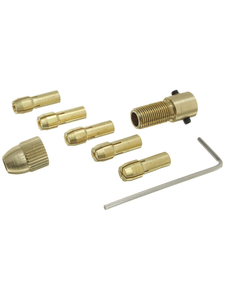 Патрон цанговый Lisca MC02 (вал мотора 2мм сверло 0.5-3мм)