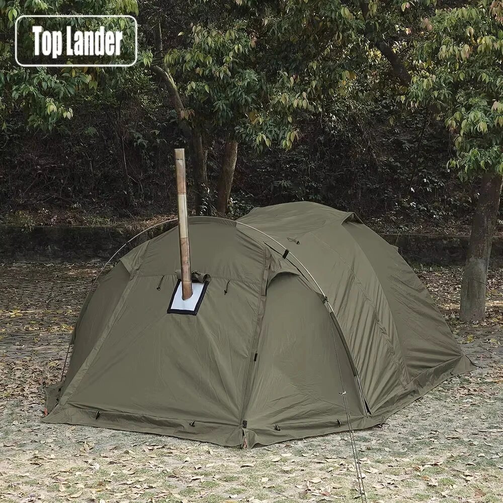 Top Lander Палатка Hot Tent 2-х местная, Olive green