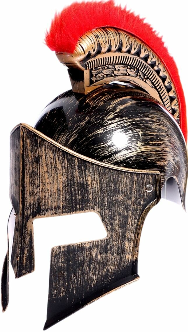 Шлем рыцаря "Спартанец", детский головной убор для сюжетно-ролевых игр, окружность 54 см