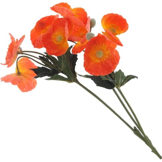 Цветок искусственный Remeco Collection "Мак" 21х6х63 см