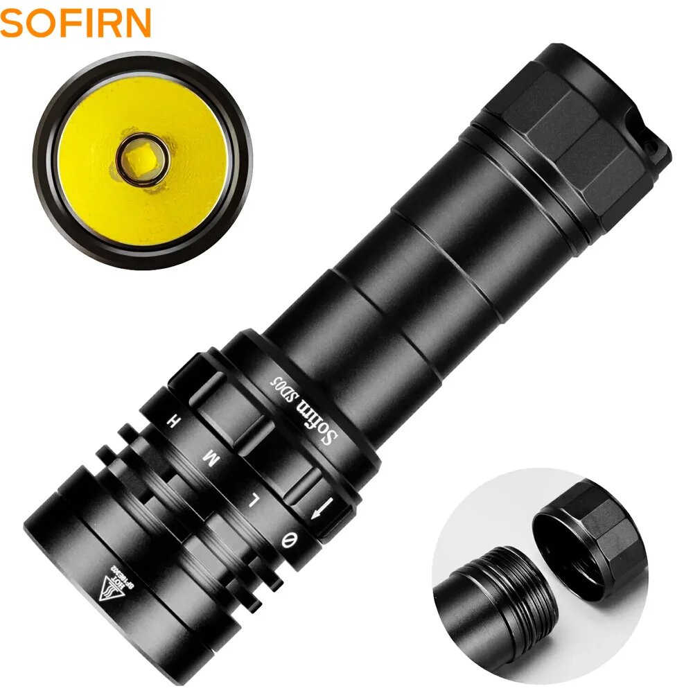 Sofirn SD05 Фонарик для подводного плавания 5000K