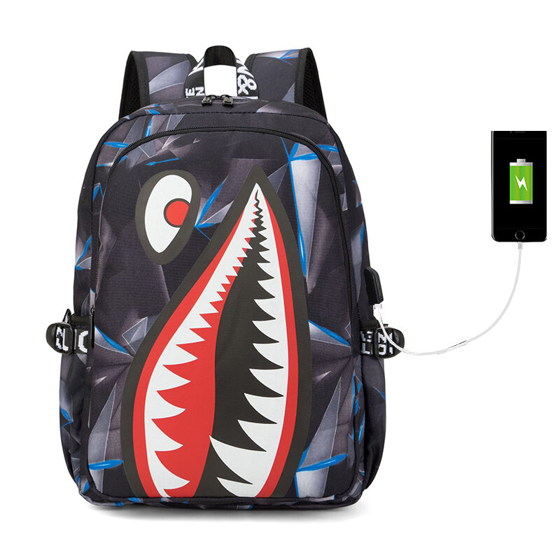 Противоугонный рюкзак, водонепроницаемый холщовый рюкзак