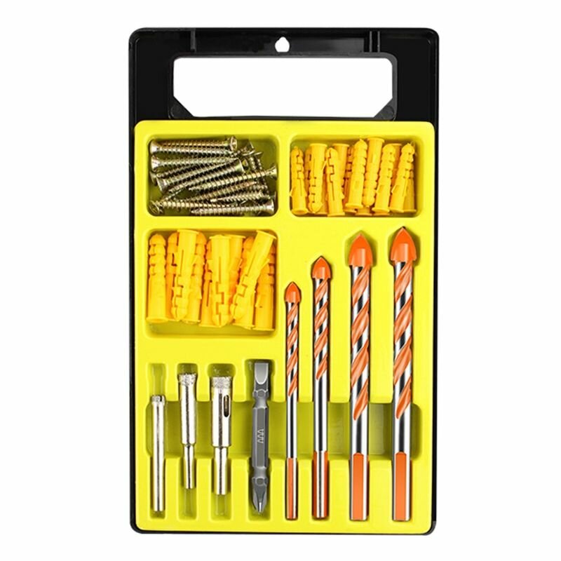 Высококачественный универсальный набор сверл для цементных стен со сверлами керамической плитки Overlord 6/8/10/12 мм